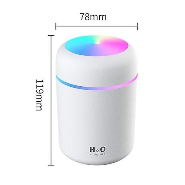 Shop Ultrasonic Portable H2O AIR Humidifier with Night Light CM-9S WHITE in Kuwait | Kokonano