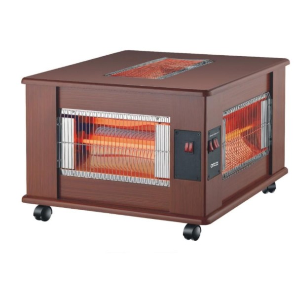 Shop Orca 2400W 5-Face Wooden Quartz Heater, Brown | Kokonano Kuwait in ...