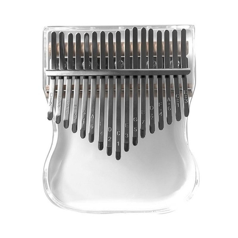 Shop Kalimba 17-Key Transparent Acrylic Thumb Piano U Shape with Tuning ...